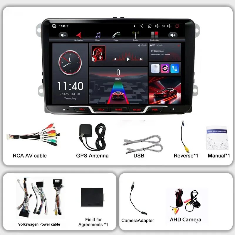 9 '4 + 64 ГБ автомобильное стерео радио для Skoda Roomster 2003-2015 беспроводной 9023 6-128GB