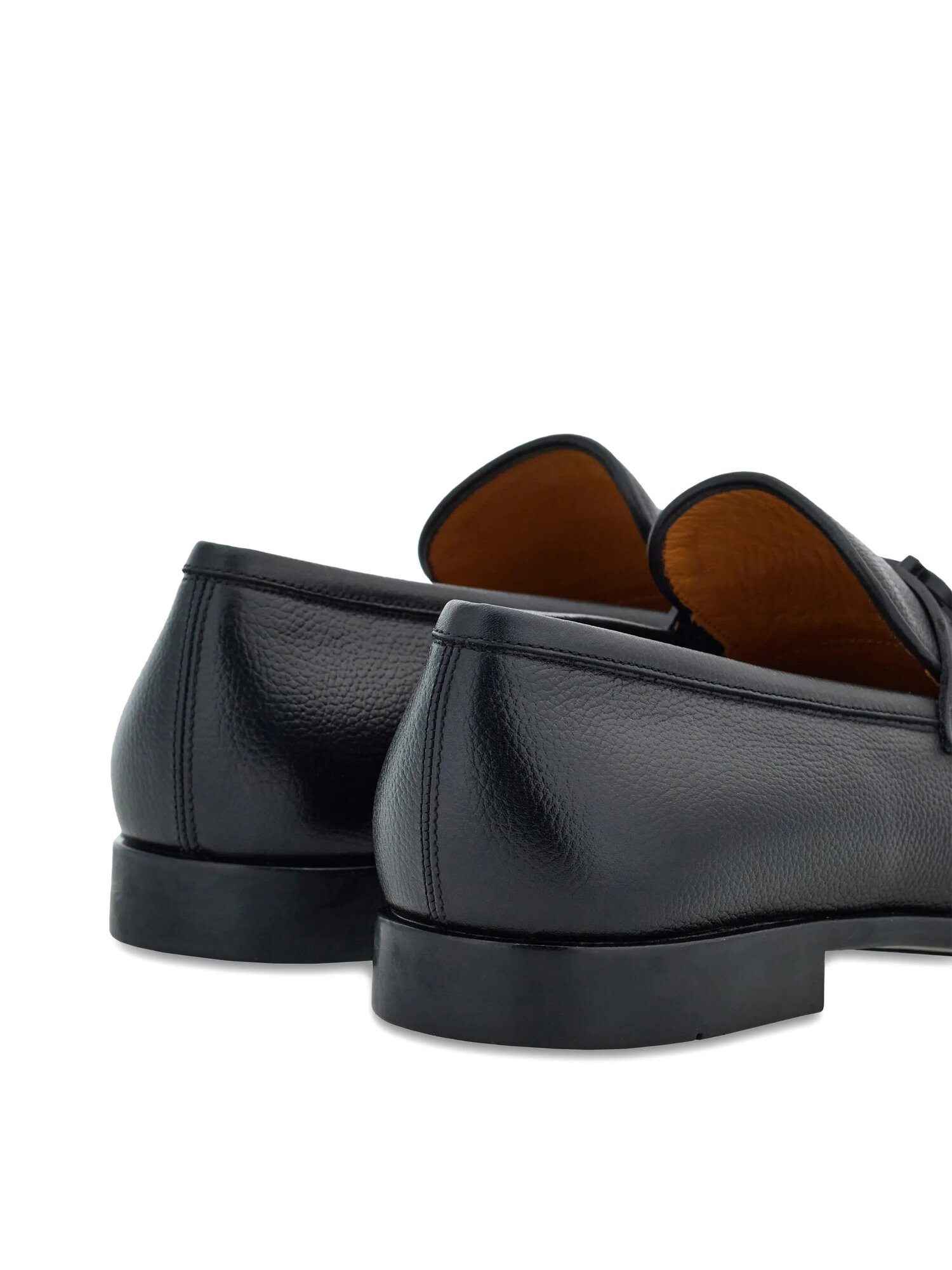 Лоферы Salvatore Ferragamo Almond-toe loafers, размер 8.5, черный — фото 1