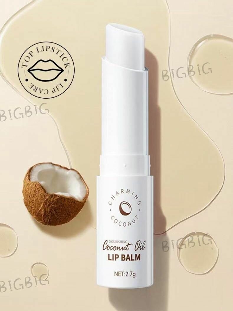 Бальзам для губ с экстрактом кокоса обеспечивает длительное увлажнение и способствует регенерации омертвевшей кожи губ.