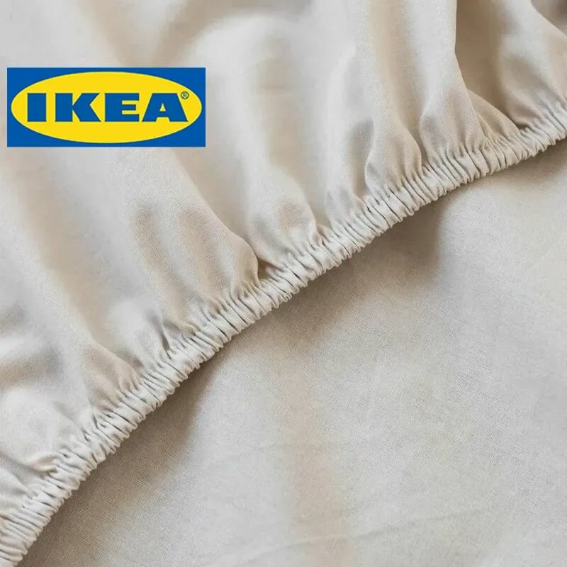 Простынь натяжная Амилия (Двала), икеа, 180х200х26