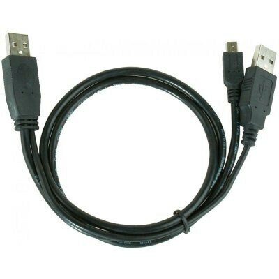 Gembird/Cablexpert CCP-USB22-AM5P-3 USB 2.0 Pro Кабель , 2xAM/miniBM 5P, 0.9м, экран, черный