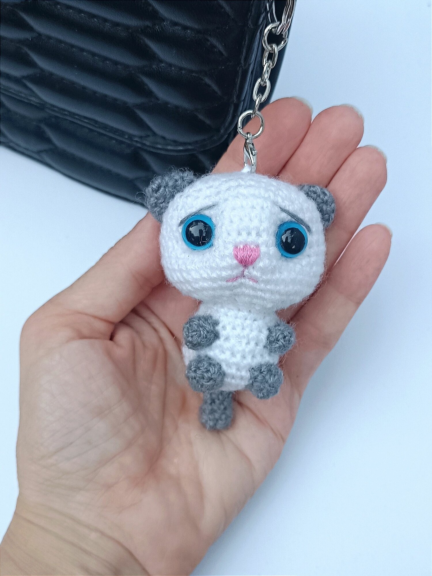 Брелок-игрушка котенок/ подвеска на сумку котик