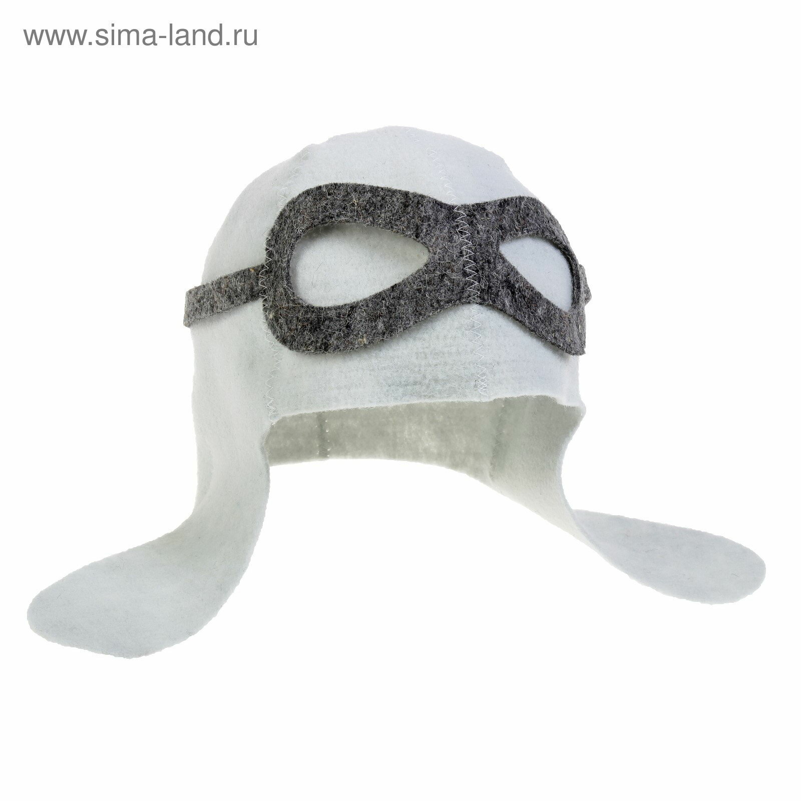 Шапка для бани и сауны "Пилот", полиэфир 70%, шерсть 30%, "Добропаровъ"