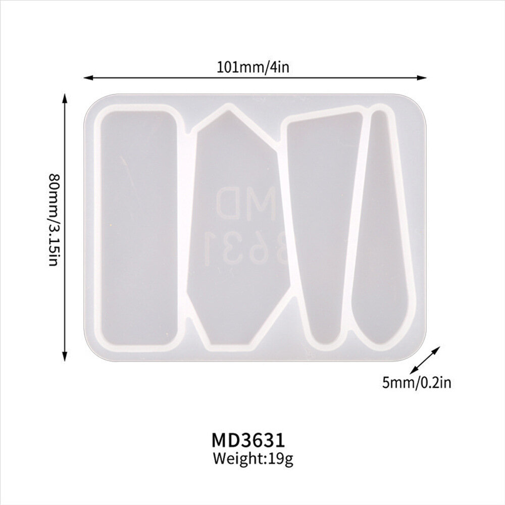 Форма для шпильки DIY Кристалл эпоксидная форма силиконовая шпилька домашние персонализированные аксессуары для волос