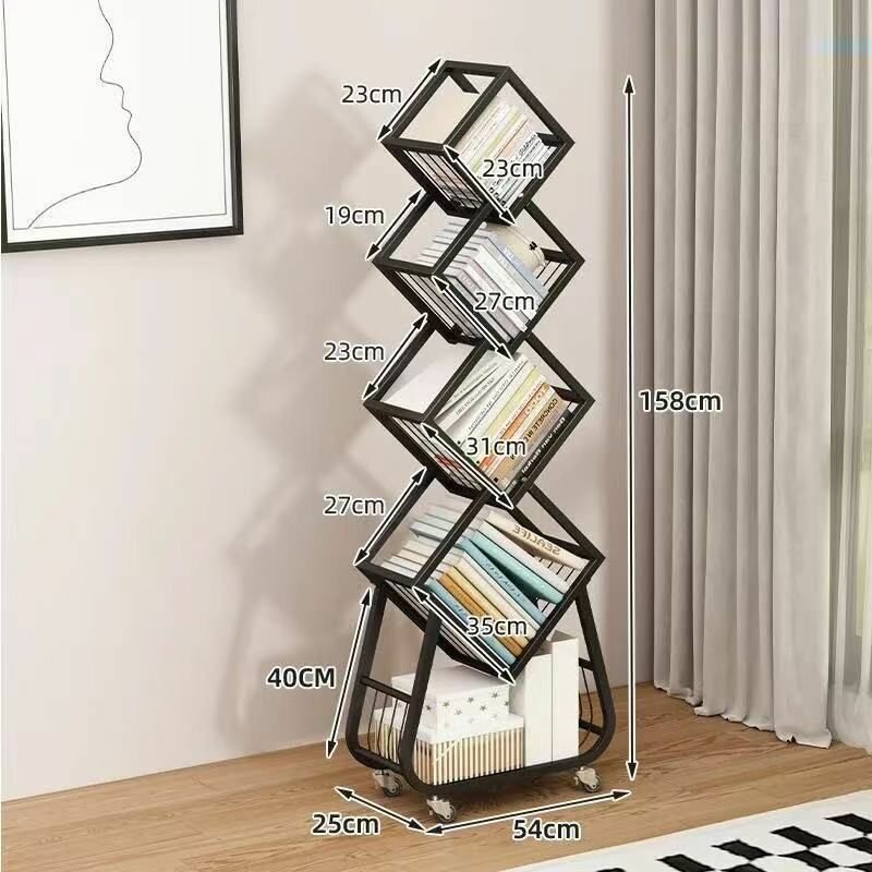 Этажерка, 5 секц, Металл, 54х25х158 см