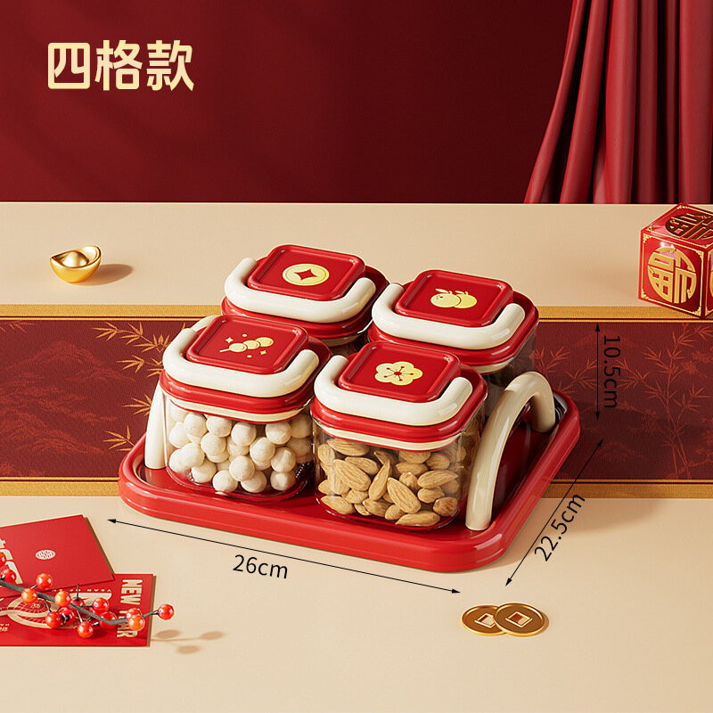 Бытовой микровакуумный контейнер для сушки фруктов с отсеками с отрицательным давлением и поддоном, коробка для конфет, коробка для орехов, герметичная банка, портативный настольный органайзер.