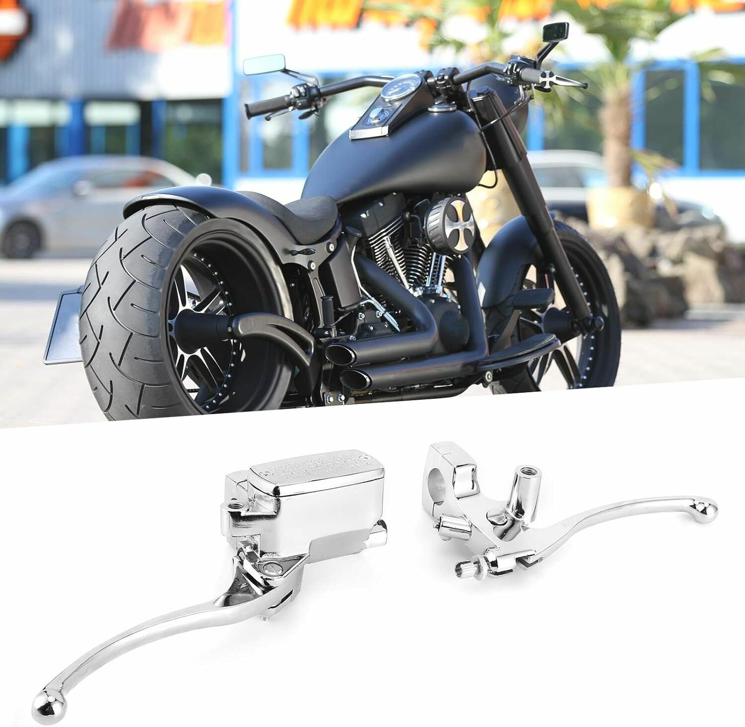 Комплект рычагов тормоза и сцепления для мотоцикла 25mm