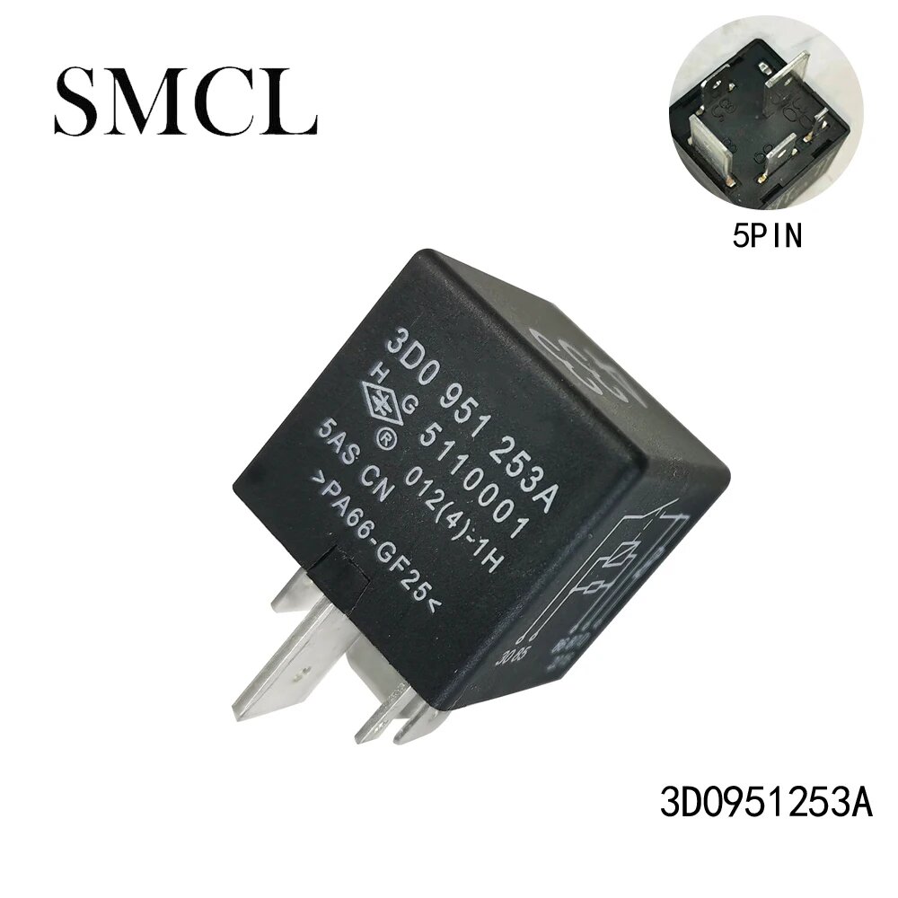 Реле 3D0951253A 433 для Audi A3 S3 Skoda Superb VW Touran Sagitar Magotan Candy Touareg Golf Sharan Jetta Passat