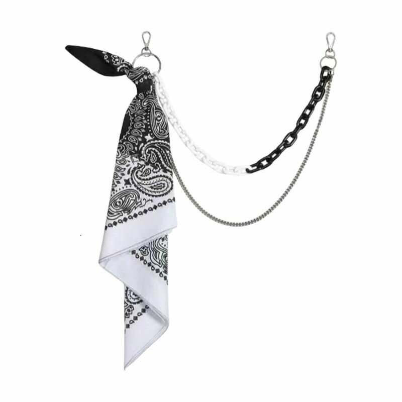 Цепь для пояса с цветами, Черно-белое сомнение