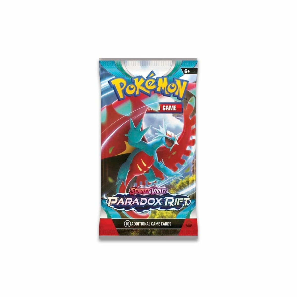 Pokemon TCG Бустер карточек Paradox Rift (Scarlet & Violet) Booster Pack, 10 карт