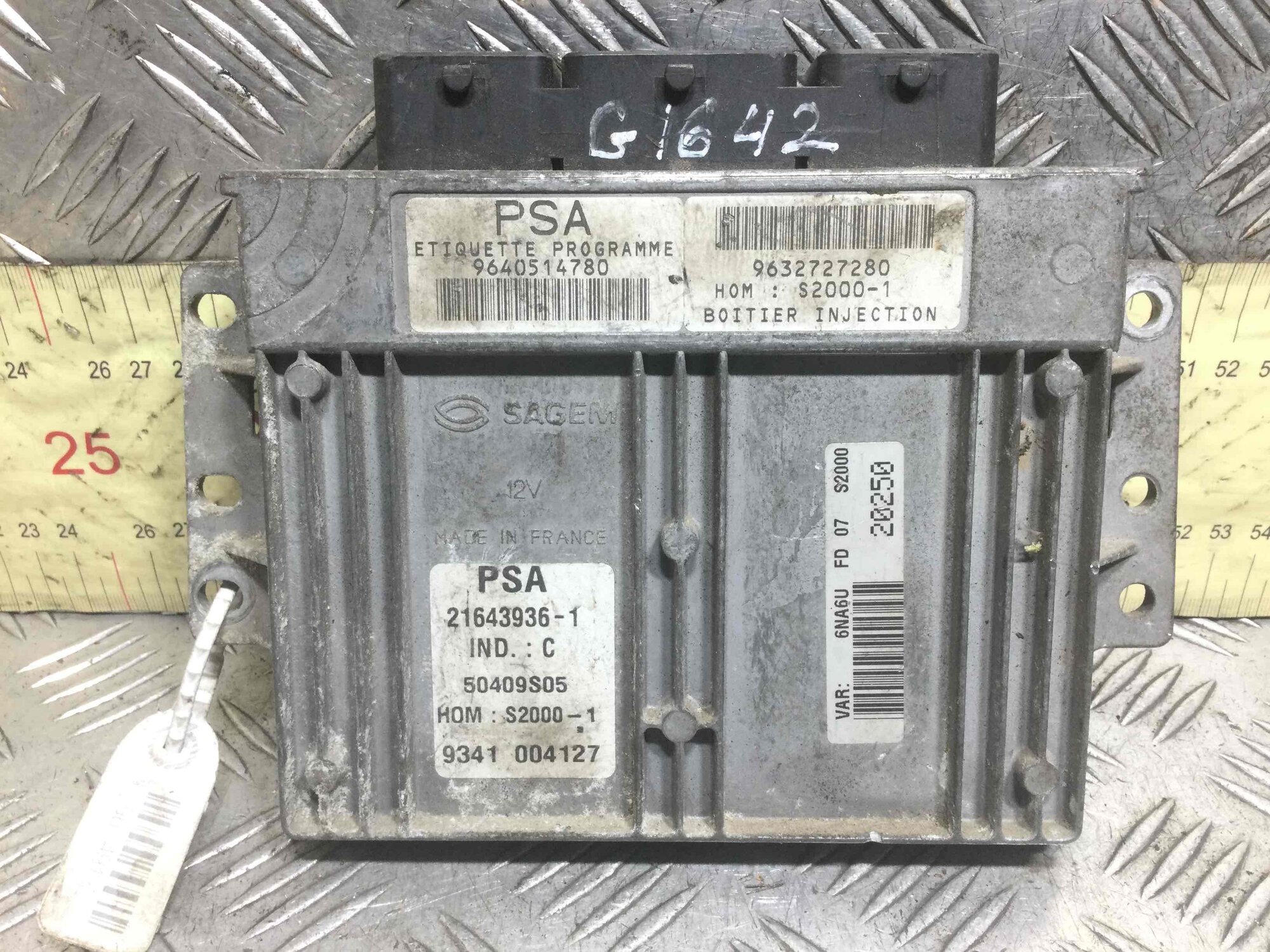 Б/У Блок управления двигателем Citroen Xsara Picasso 1 поколение (1999-2004) 2004 г.