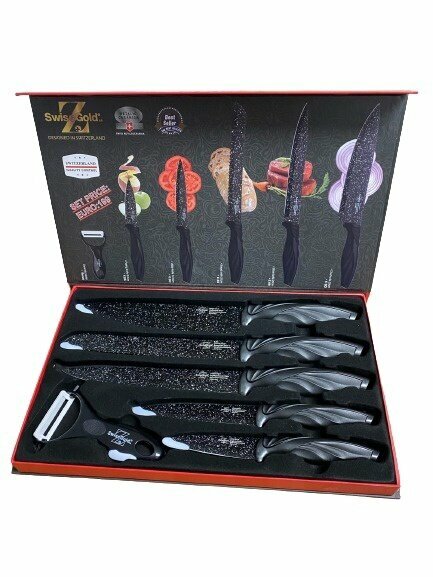 Набор кухонных ножей. Swiss Gold