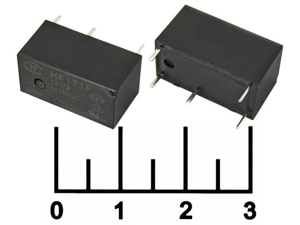 Реле =24V 5A/250V HF171F/24-Z3 (403914)
