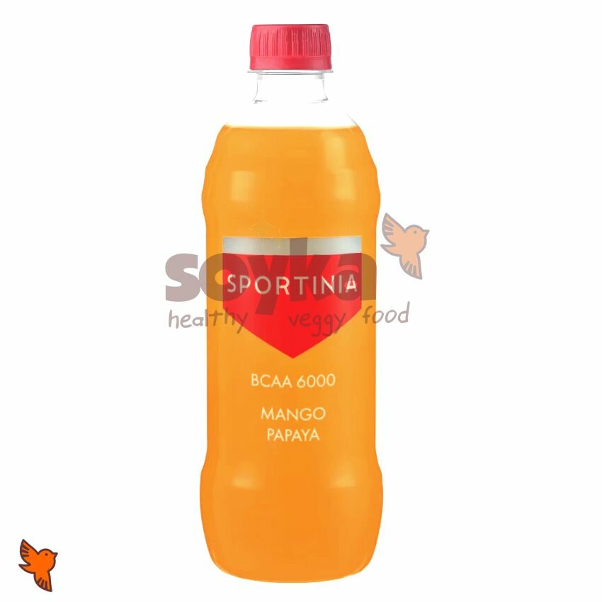 Спортивный напиток BCAA-6000 Sportinia, 500мл манго папайя