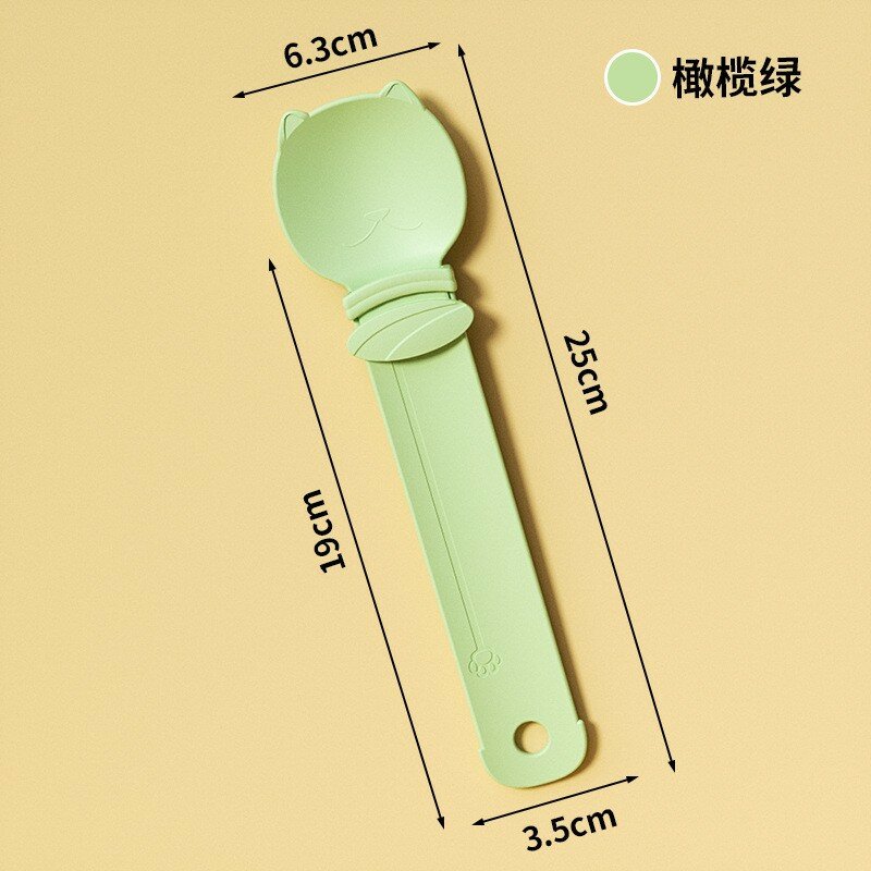 Новая ложка-кормушка для кошек, специальная кормушка для кошек, ложка для кормления мясной нарезки