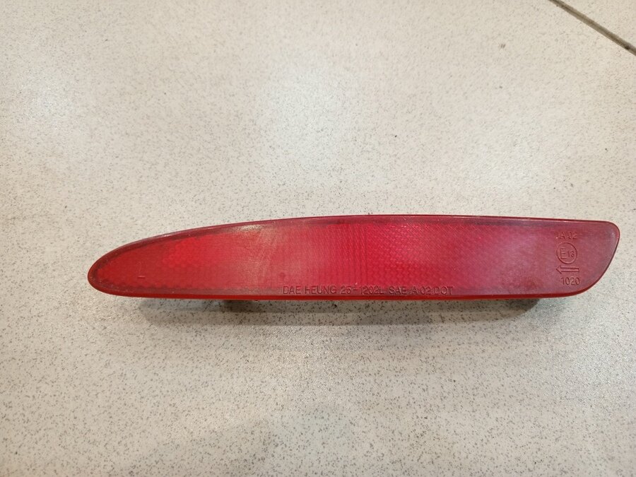 Отражатель заднего бампера левый от Chevrolet Lacetti J200 2003-2013