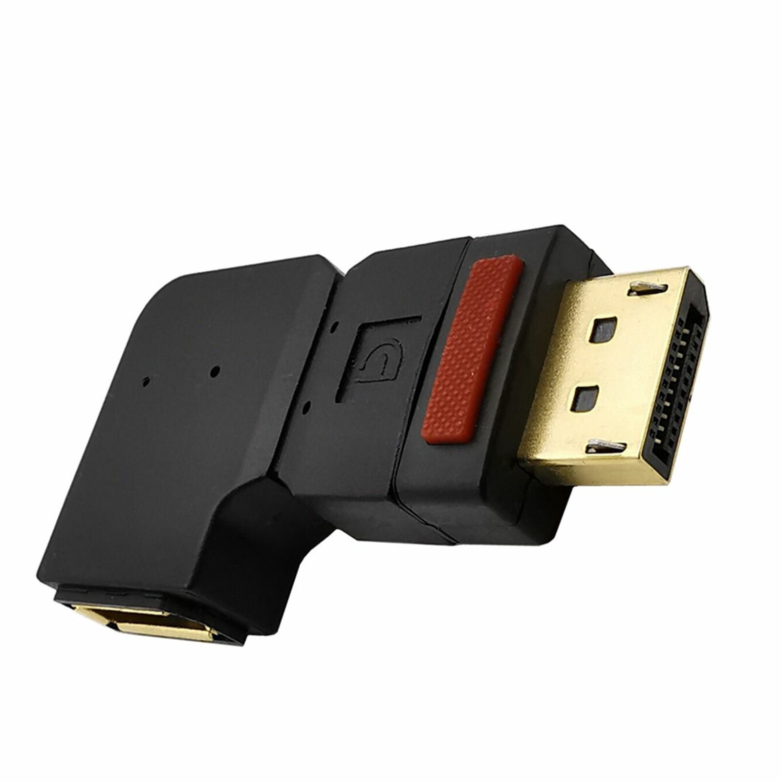 Удлинитель кабеля, удлинительный разъем displayport DP под углом 90 градусов -правый изгиб