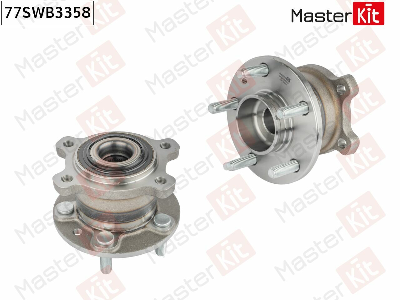 Ступица в сборе с подшипником задний. Ford KUGA, I 2008 - 2012 MasterKit 77SWB3358