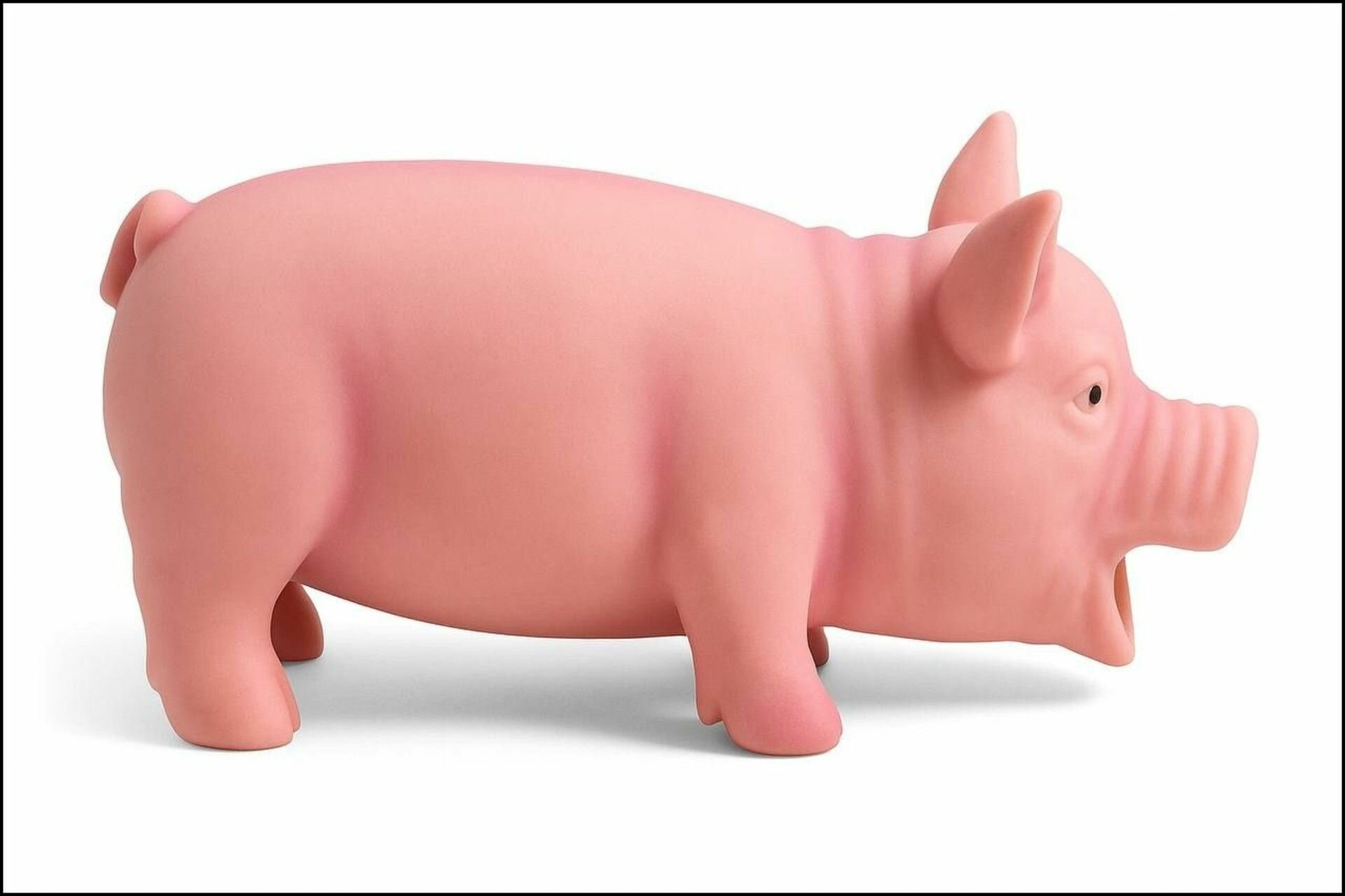 Хрюкающий Поросенок 210 мм, эксклюзивная игрушка из латекса для собак