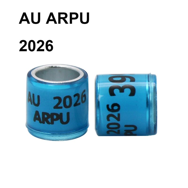 Кольца для ног голубей Aluminum Plastic 200 шт AU-ARPU 2026
