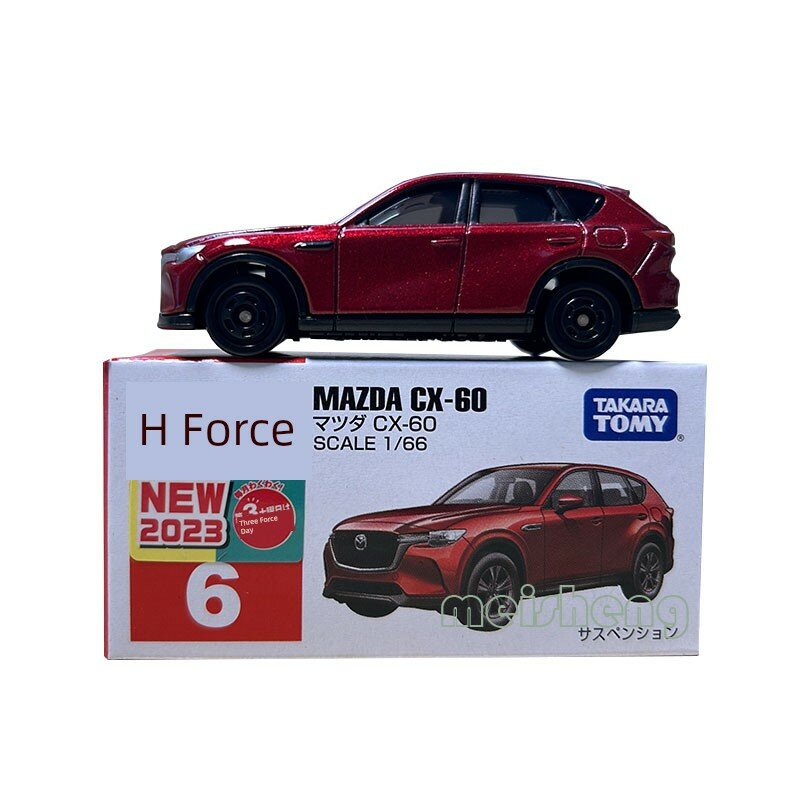 Модель томи Томика из сплава 6-й серии Мазда CX-60 с логотипом масштаб 1:64 внедорожник игрушка