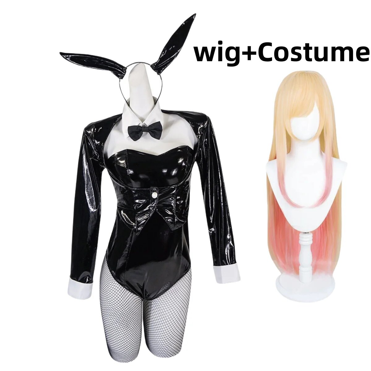 My Dress-Up Darling Kitagawa Marin Косплей костюм Черный, L, suit B wig