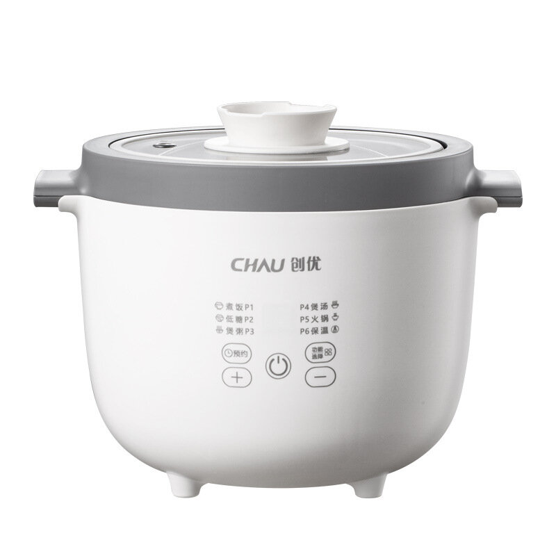 Рисоварка Chuangyou для дома, 2 л, маленькая, на 1-2 человек, для общежития, многофункциональная мини-рисоварка, многофункциональная кастрюля