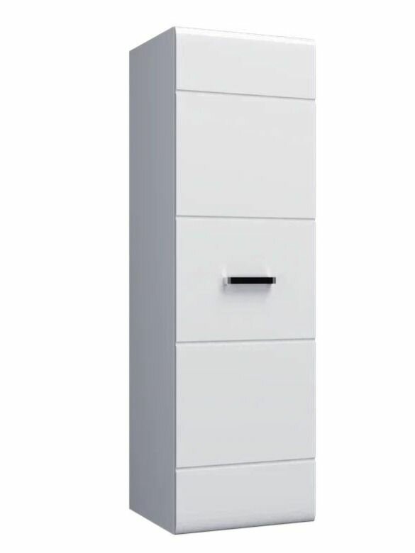 Нэнси New Пенал навесной 40 см. Белый глянец, Белый