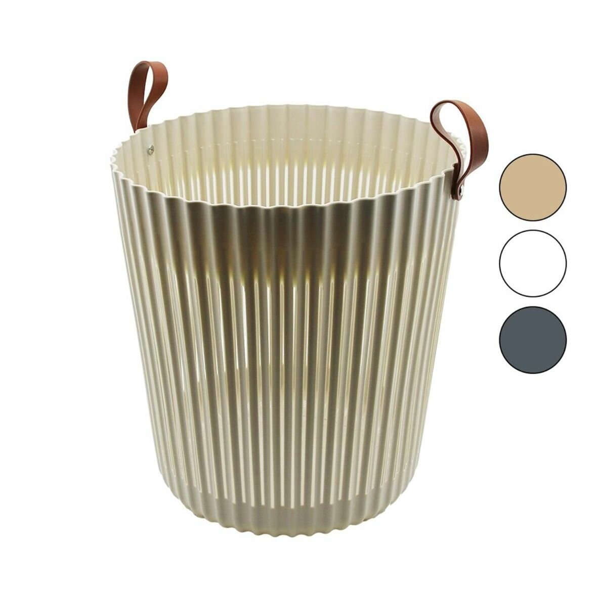 Корзина для хранения Sun Plastik Flexion круглая 8,5 л 24х24х18 см