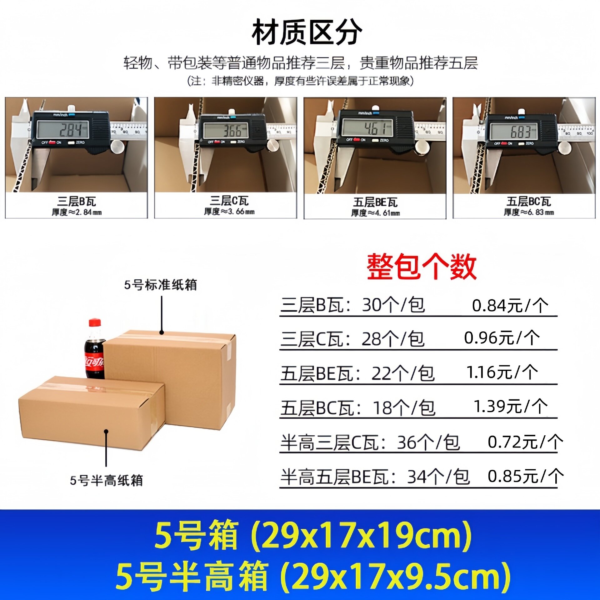 Почтовая экспресс-упаковка картонная полувысокая, картон №12, картон №13, малая партия, прямоугольный плоский картон с печатью
