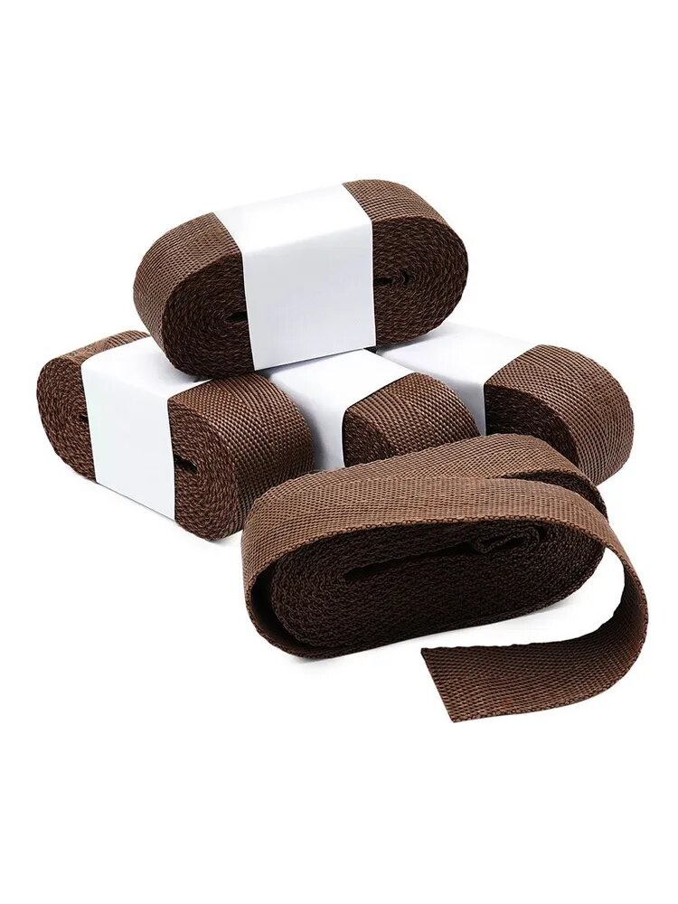 Лента ременная Стропа-25, 25 мм*2,5 м, 15,1 г/м, 5 шт, Красная лента