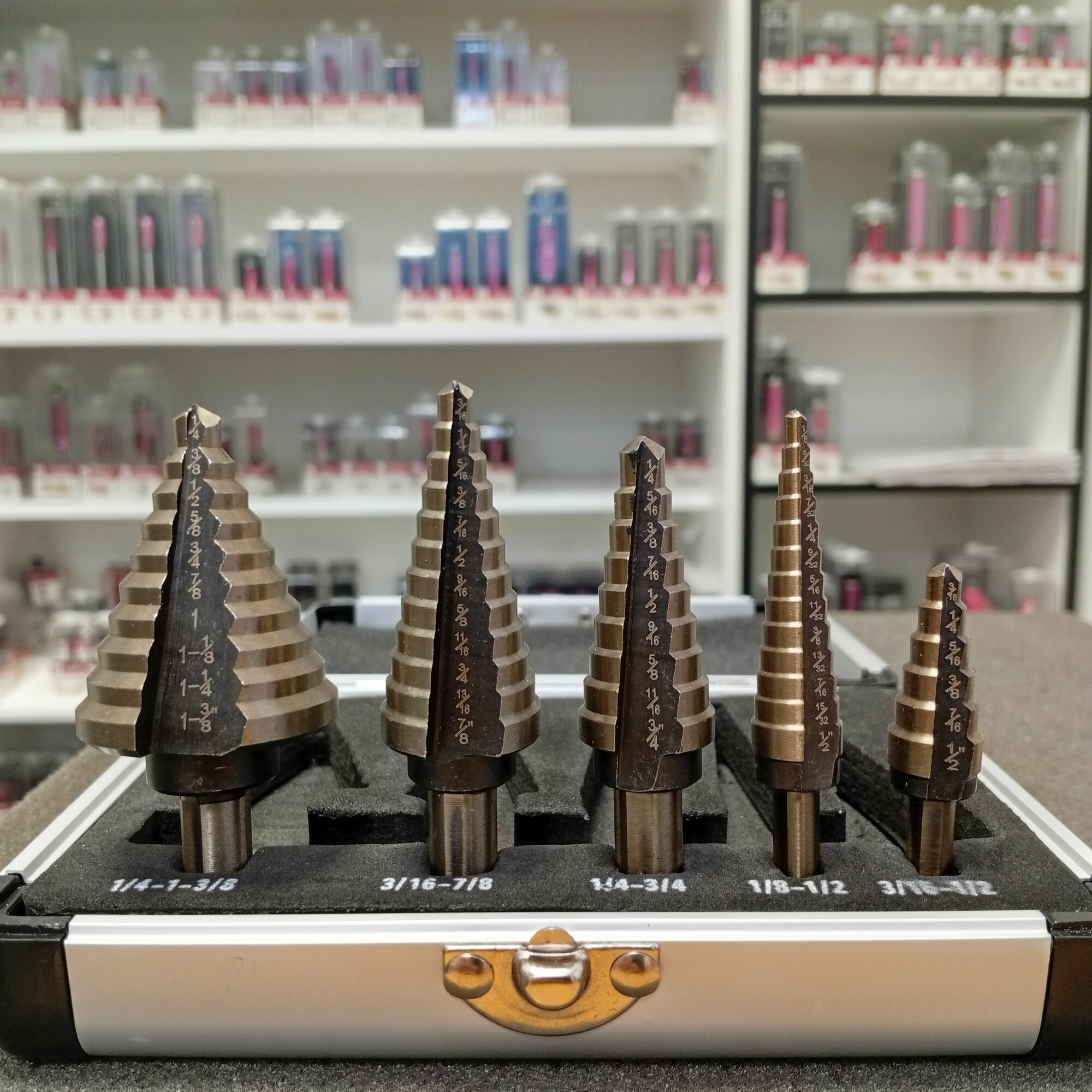 Набор ступенчатых сверл по металлу (5шт.) проф. серия PROCUT