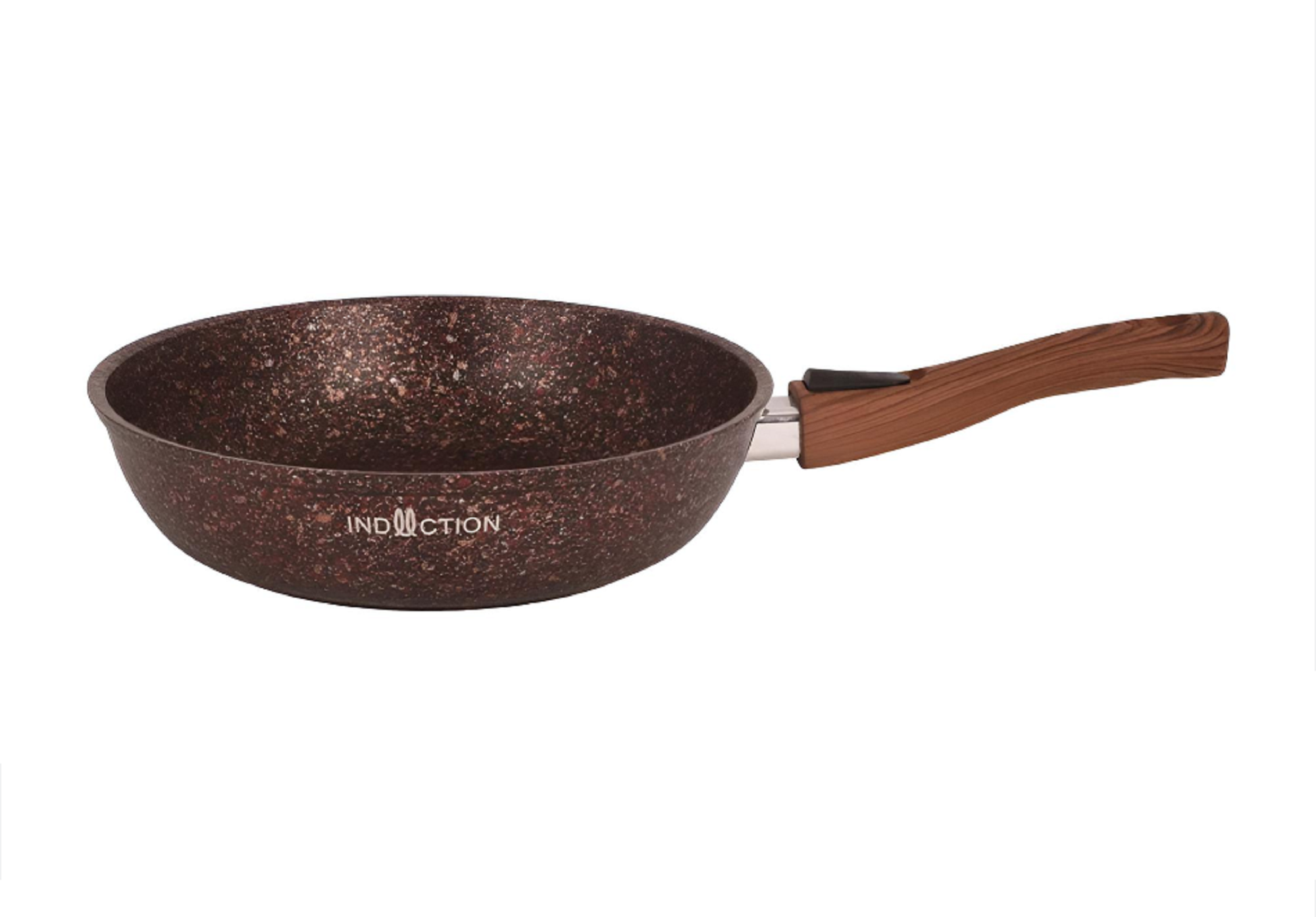 Сковорода 26 см со съемной ручкой, АП линия "Гранит ультра индукционная" (Красный)