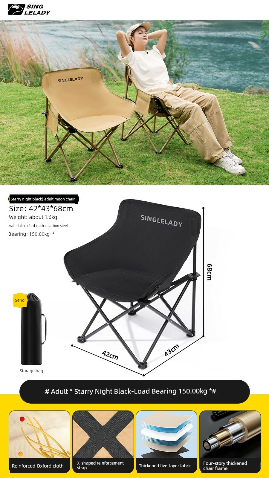 Детское складное кресло-шезлонг для кемпинга, портативный мини-стул, кресло-реклайнер, стол и стулья для пикника