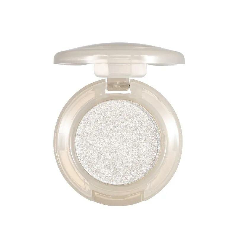 Сияющие Тени Для Век: Серебристо-Белый Цвет Для Многослойного Макияжа - Универсальный Оттенок С Эффектом Шелкопряда For Креативный Образ И Рисование Бликов