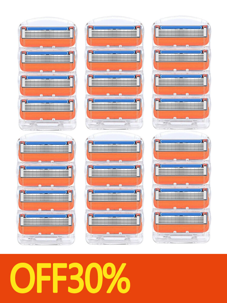 Кассеты для бритья мужские, лезвия для бритвы, 24 шт