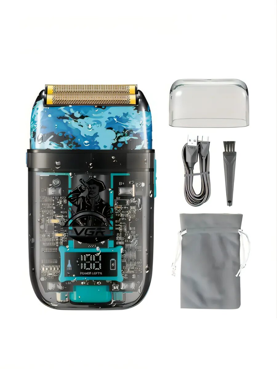 Электробритва мужская для лица аккумуляторная шейвер VGR V-352