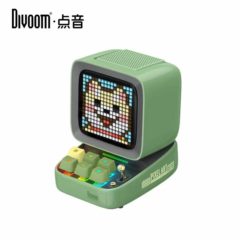 Портативная Bluetooth-колонка Divoom Ditoo Pro Pixel Art，green