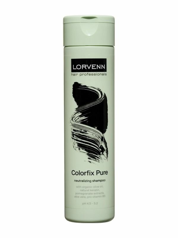 LORVENN Шампунь после окрашивания волос нейтрализующий Colorfix PURE Neutralizing Shampoo, 200мл