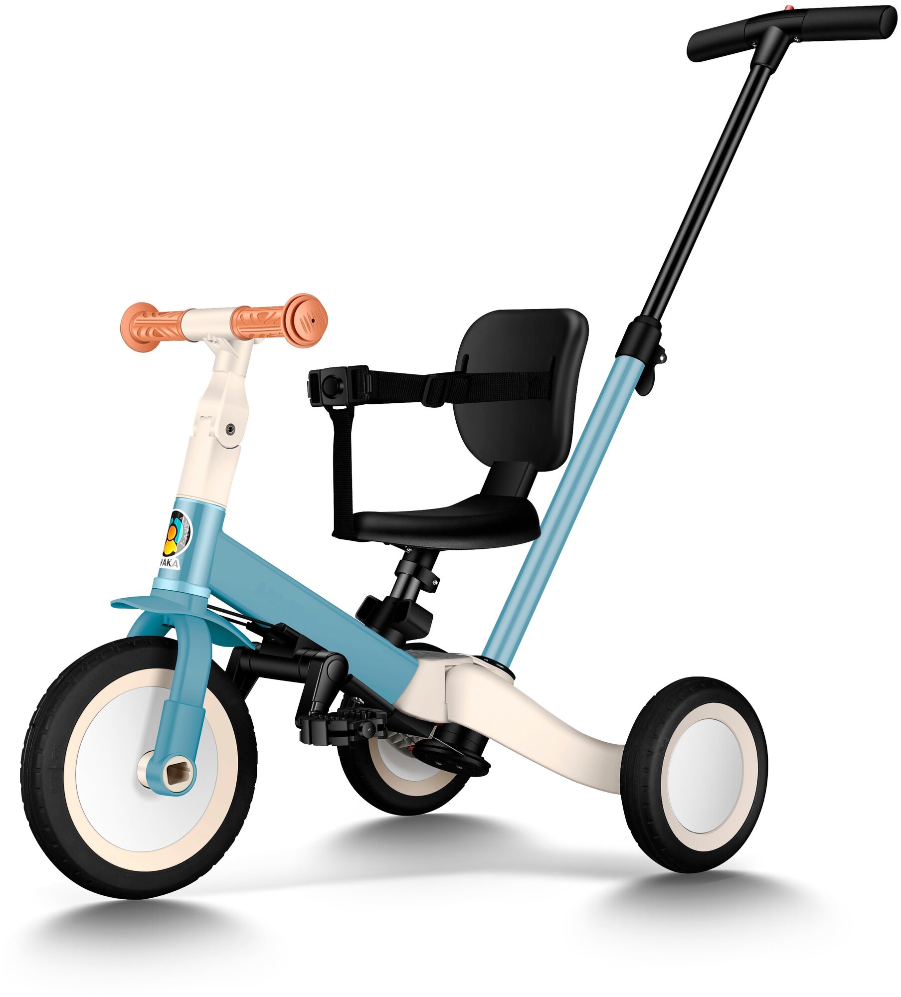Children's tricycle pedal cart multifunctional children's balance rider pushing tricycle