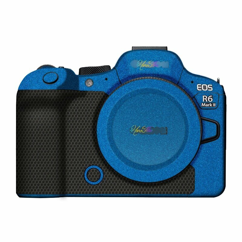 Наклейка HineFilm на камеру Canon EOS R6 Mark II, Metal Blue