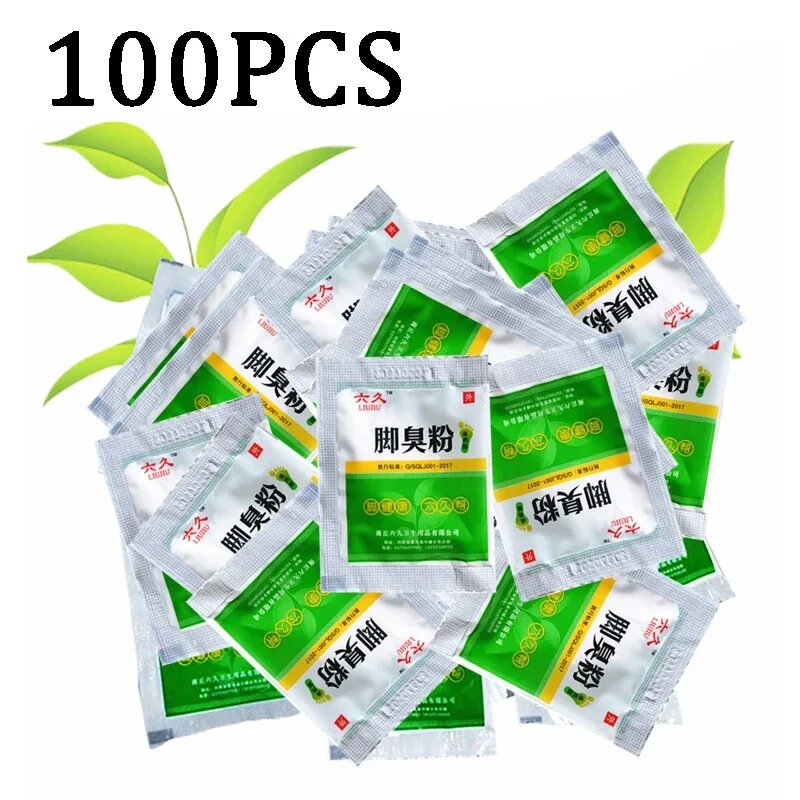 100 шт. дезодорант, пудра для ванны для ног, дезодорант для ног, пот для ног, противозудный запах ног, пот, пудра для ванны для ног, дезодорант для обуви