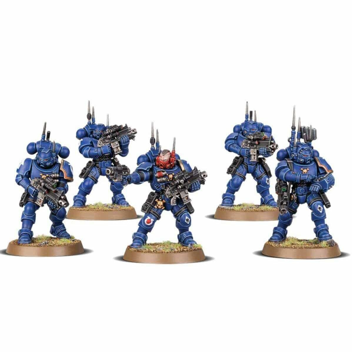 Смола Миниатюра Warhammer 40000 Primaris Infiltrators (5 моделей, Два варианта) / миниатюр для настольной игры Упражнения для раскрашивания