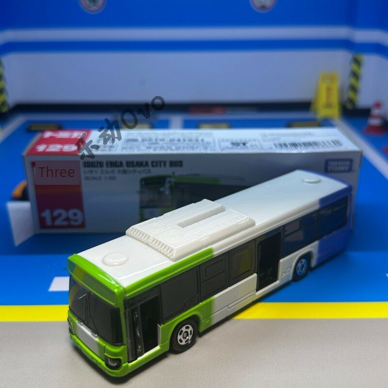 129 TOMY Dinky Isuzu Городской автобус Сплавное литье Модельная машинка, Коллекционная игрушка для детей, Масштаб 1:64