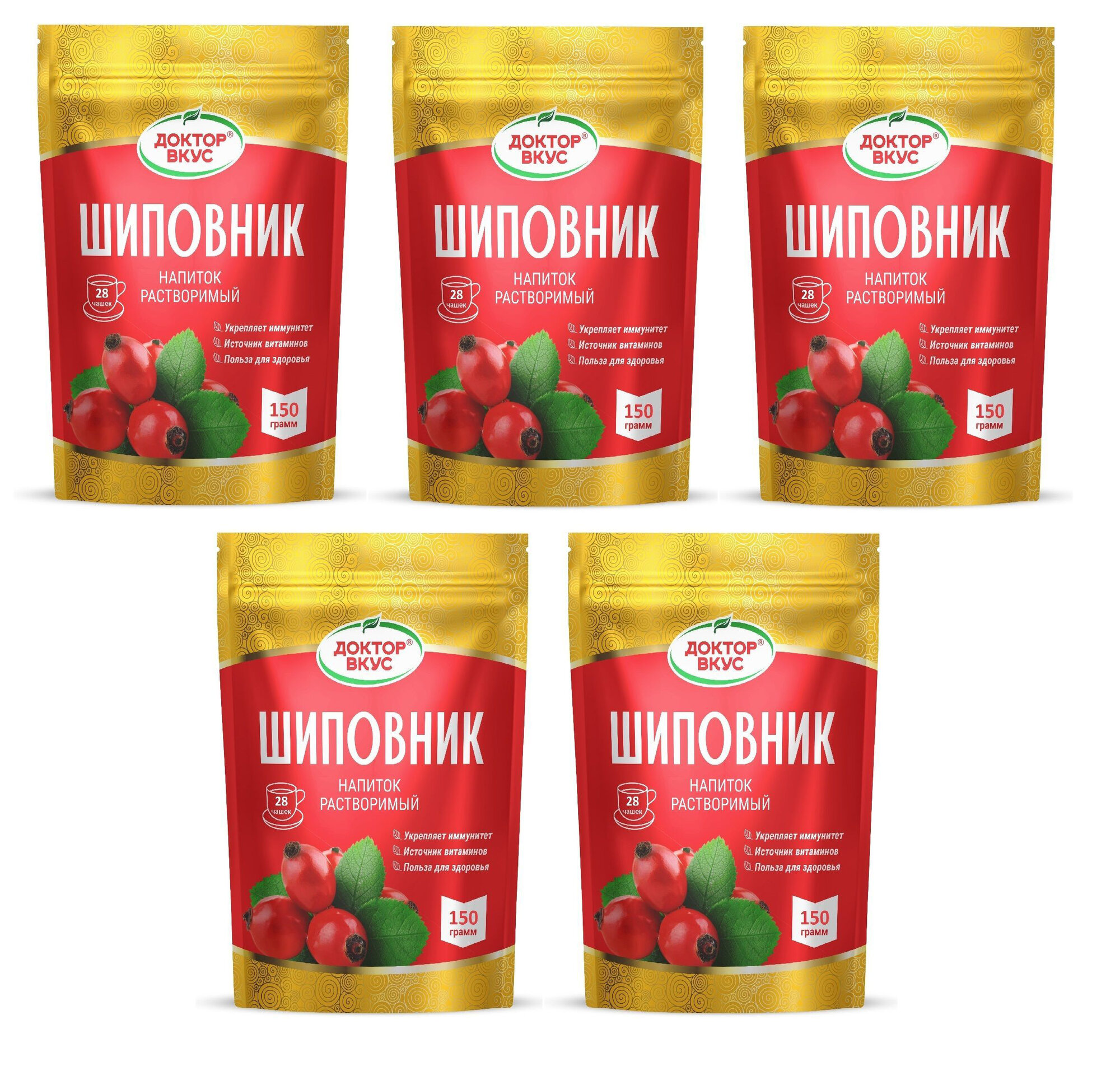 Напиток растворимый Шиповник (Доктор Вкус) 150 гр. х 5 шт.