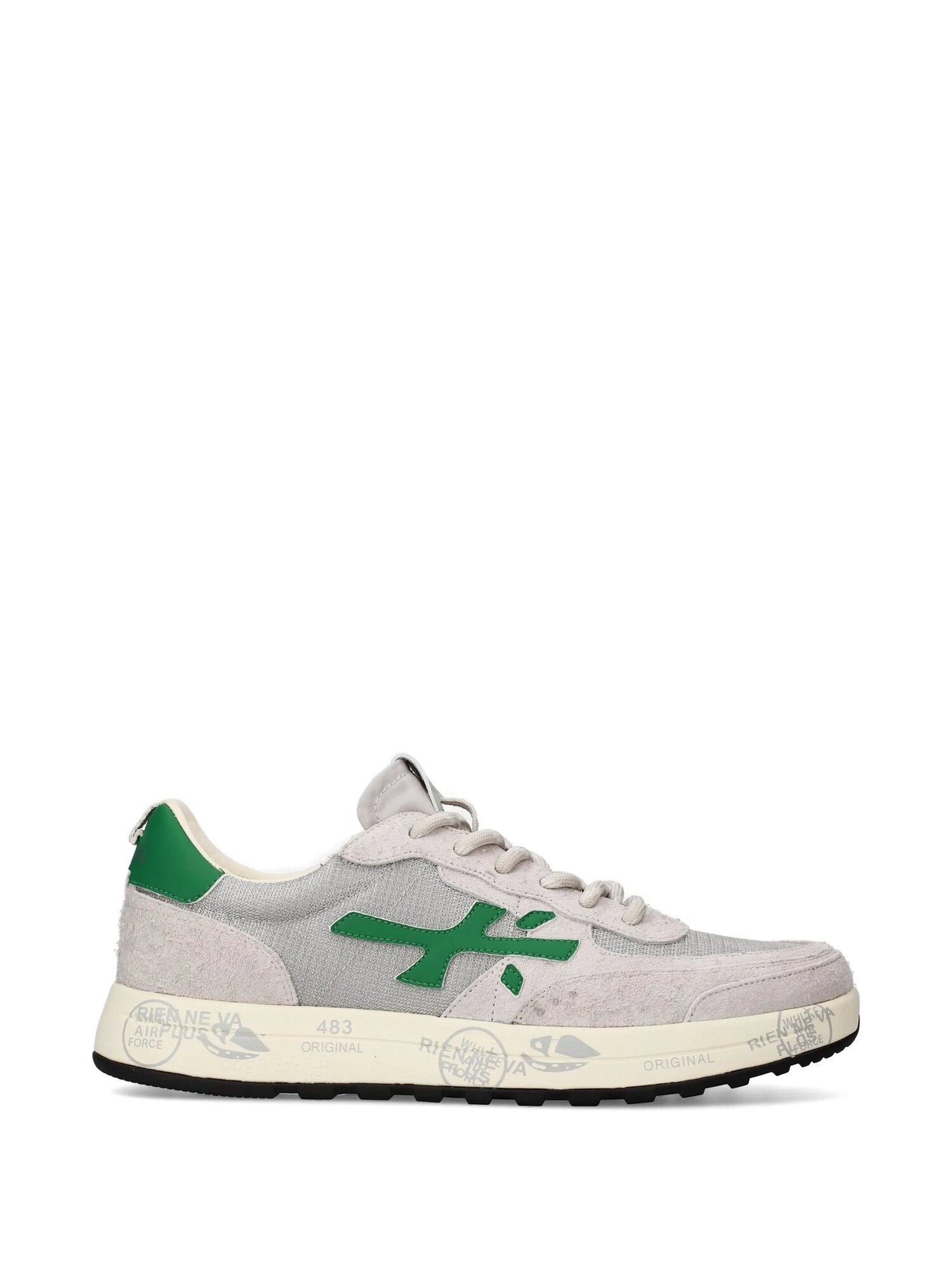 Кроссовки Logo-patch panelled sneakers