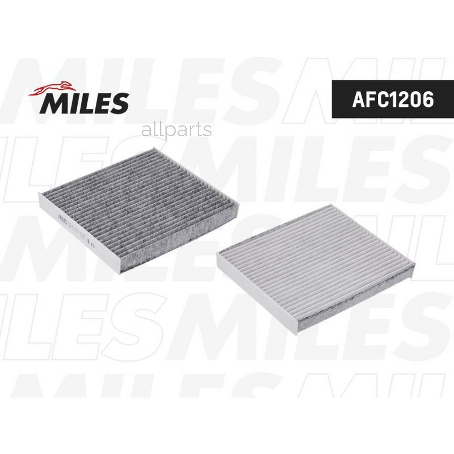 MILES AFC1206 Фильтр салона HYUNDAI SONATA 05- угольный
