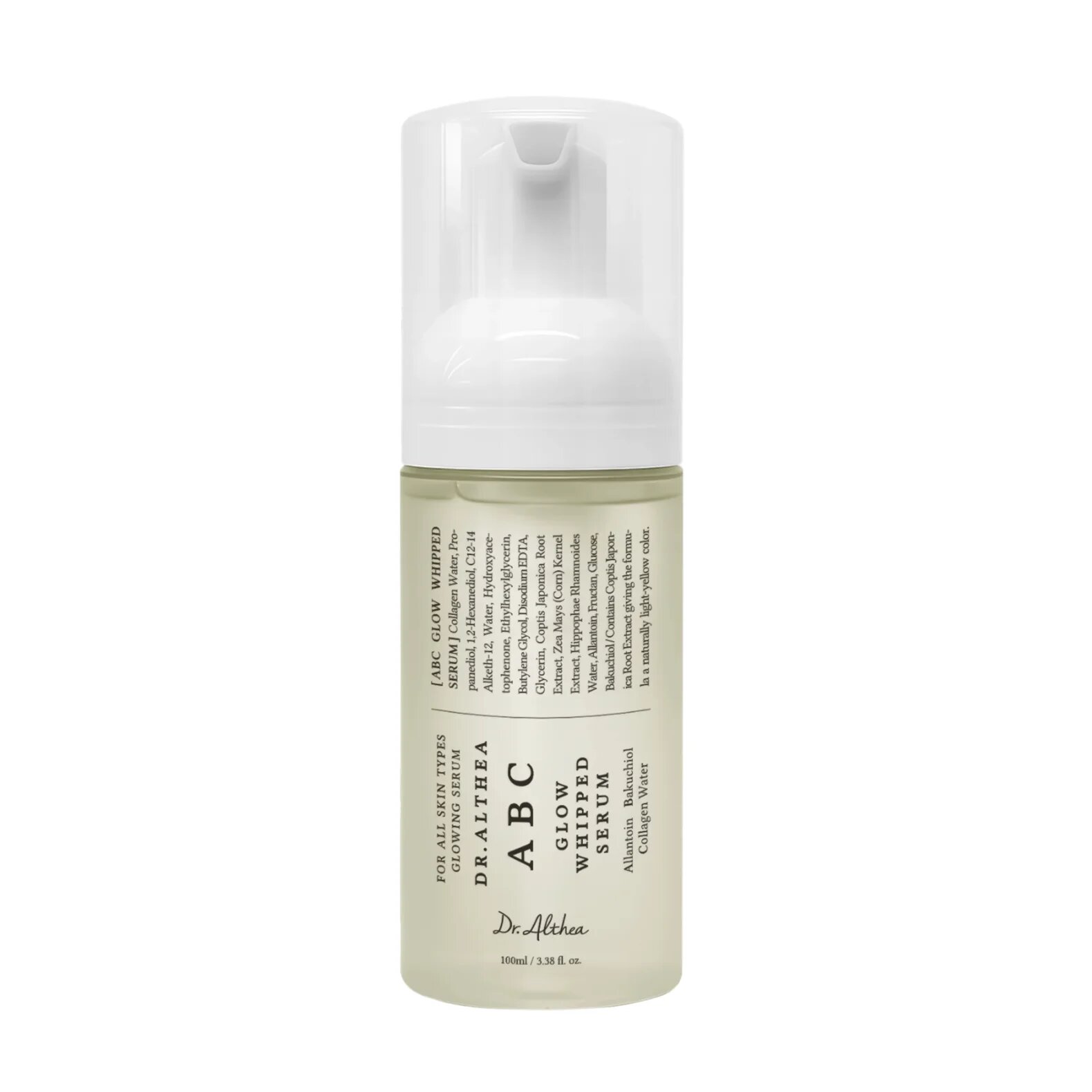 Пузырьковая сыворотка с glow эффектом для сияния и упругости кожи Dr.Althea ABC Glow Whipped Serum 100 мл