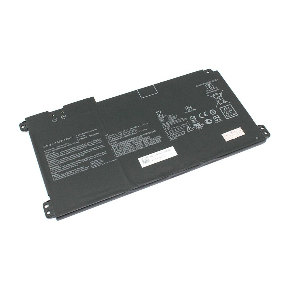 Аккумулятор для ноутбука Asus E410MA (B31N1912) 11.55V 3600mAh 42Wh, черная, ORG