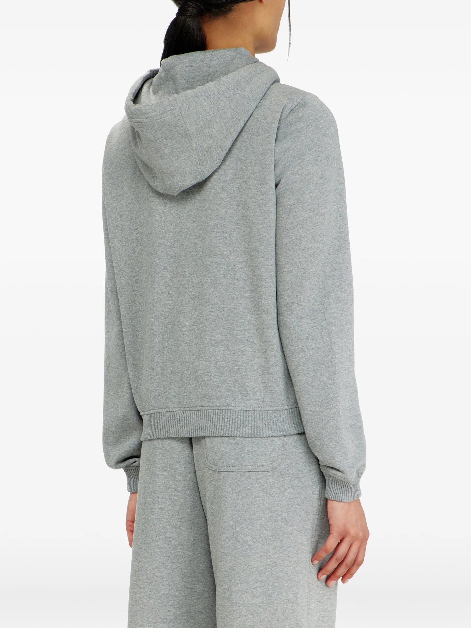 Худи DIESEL Zip-up drawstring hoodie, размер S, , grey — фото 1